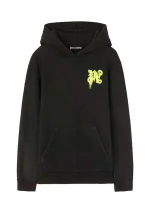 PALM ANGELS Palm Angels Thinking Pencil Cotton Hoodie