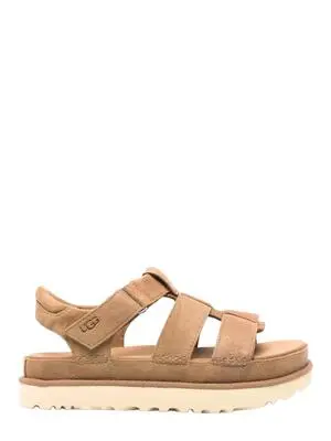 UGG Goldenstar Flatform Sandals Brown
