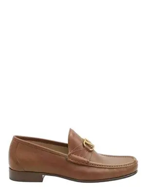 Valentino Garavani Vlogo Signature Loafers - Brown