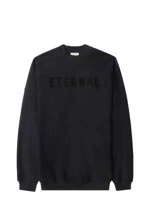 Fear Of God Long-sleeved Cotton Sweatshirt - Black