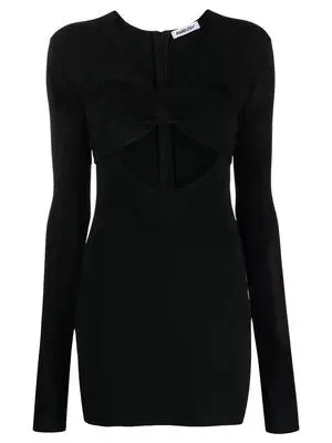 AMBUSH Heart-shaped Mini Dress - Black