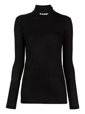 JIL SANDER Funnel-Neck Long-Sleeve Top