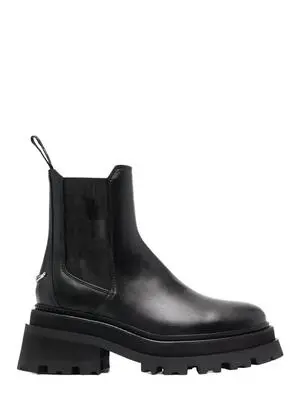 Zadig&Voltaire Leather Chelsea Boots - Black
