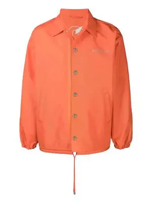 Khrisjoy Drawstring-waist Shirt Jacket - Orange