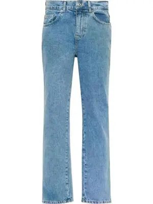 Moschino Mid-rise Straight-leg Jeans - Blue