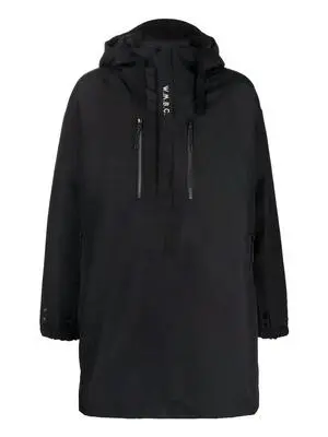 WHITE MOUNTAINEERING Half Zip-up Padded Coat - Black