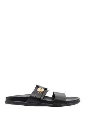 ANCIENT GREEK SANDALS Latria Double-strap Sandals - Black