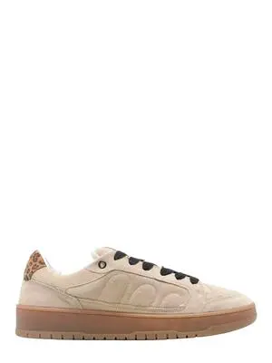 SANTHA Suede Sneakers - Brown