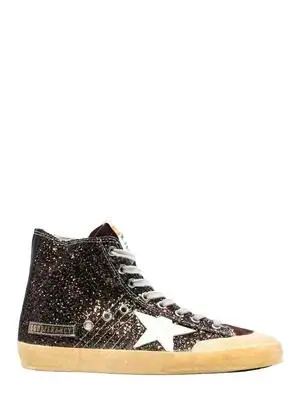 GOLDEN GOOSE Francy High-top Sneakers - Brown