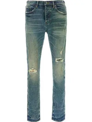 PURPLE BRAND Ripped-detailing Jeans - Blue