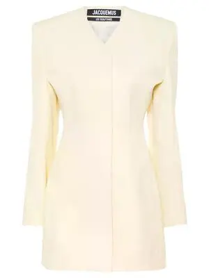 Jacquemus La Robe Cubo Mini Dress - Yellow