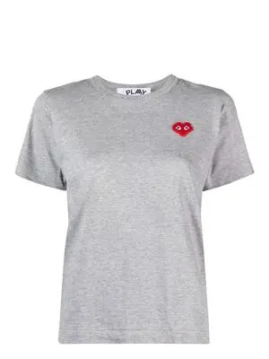 PLAY COMME DES GARCON Logo-Print Cotton T-Shirt