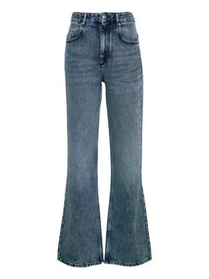 Isabel Marant Étoile Belvira High-rise Bootcut Jeans - Blue