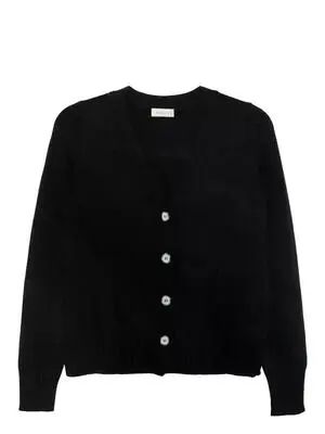 BLANCA VITA Virgin Wool Cardigan - Black