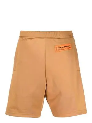 Heron Preston Logo-patch Deck Shorts - Black
