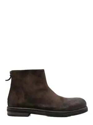 Marsèll Zucca Zeppa Suede Ankle Boots - Brown