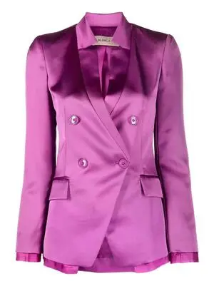 BLANCA VITA Double-breasted Blazer - Pink
