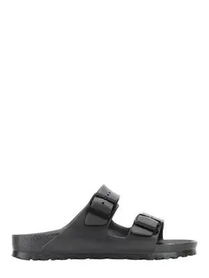 BIRKENSTOCK Arizona Double-strap Slides - Grey