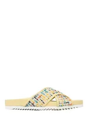 MADISON MAISON Crossover Strap Sandals - Yellow