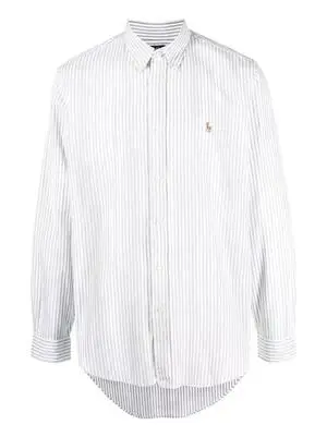 Polo Ralph Lauren Striped Button-down Shirt - Grey