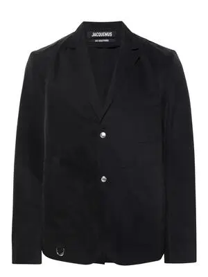 Jacquemus La Veste Jean Single-breasted Blazer - Black