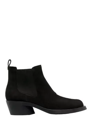 Camper Bonnie 50mm Calf-suede Ankle Boots - Black