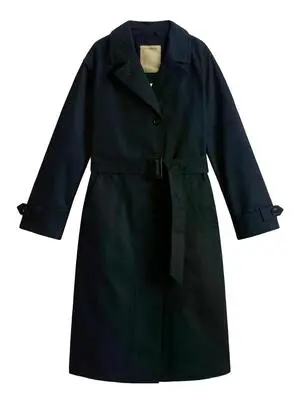 Woolrich Cotton Trench Coat - Blue