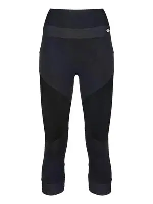 AMIR SLAMA Slama Gym + Manly Cropped Performance Leggings - Black
