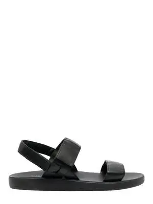ANCIENT GREEK SANDALS Orfeas Leather Sandals - Black