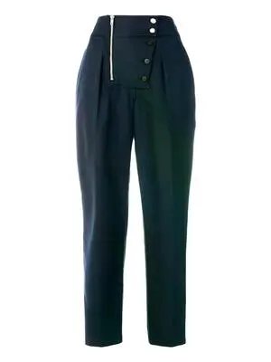 Calvin Klein High-waisted Harem Trousers - Blue