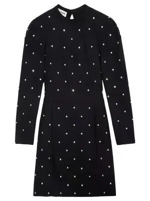 Zadig&Voltaire Racia Crystal-embellished Minidress - Black