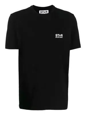 GOLDEN GOOSE Short Sleeve T-shirt - Black