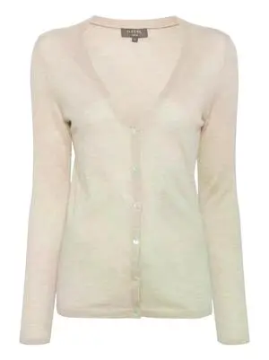 N.peal Mia Cashmere Cardigan - Neutrals