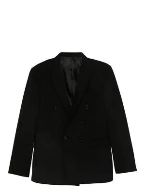 ERALDO Double-breasted Blazer - Black