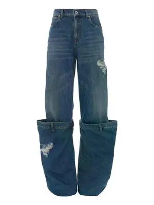 JW Anderson Straight-leg Bucket Jeans - Blue