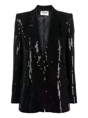 Zadig&Voltaire Sequinned Blazer - Black