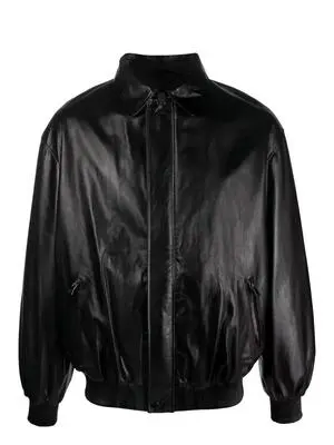 MANOKHI Manokhi Biker Bomber Jacket Black