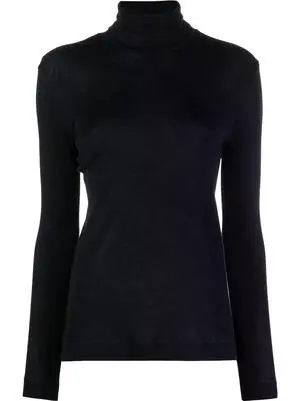 Hanro High-neck Knitted Jumper - Black