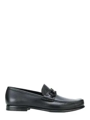 FERRAGAMO Gancini Horsebit Loafers - Black