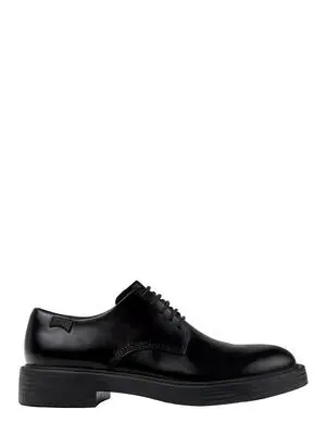 Camper Dean Leather Derby Shoes - Black