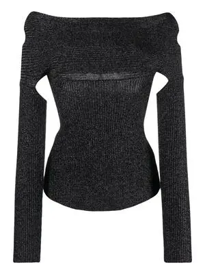 Khaite Salma Open-back Top - Black