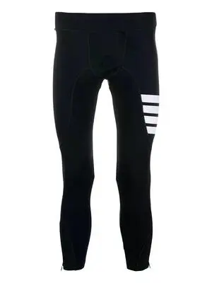 Thom Browne Signature Stripe Leggings - Blue