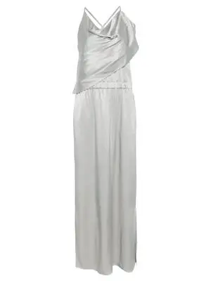 Giorgio Armani Silk Long Dress - Grey