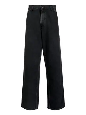 Carhartt Work In Progress Single Knee Wide Leg Jeans - Black