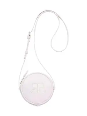 COURREGES Reedition Circle Leather Bag - Pink