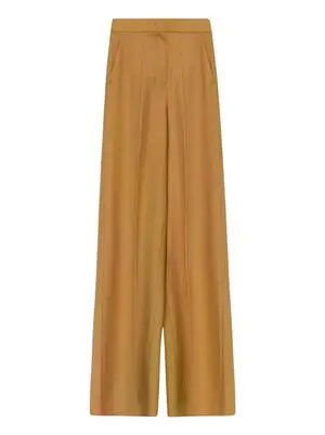 Max Mara Senna High-waisted Wide Leg Trousers - Brown