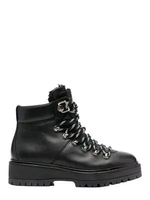 Tommy Hilfiger Ankle Lace-up Fastening Boots - Black