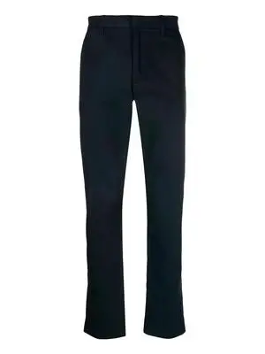 Vince Mid-rise Straight-leg Trousers - Blue
