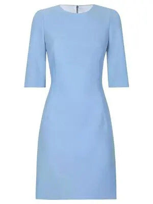 Dolce & Gabbana Mini Dress Short Sleeve - Blue