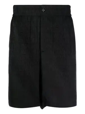 Moschino Logo-print Track Shorts - Black